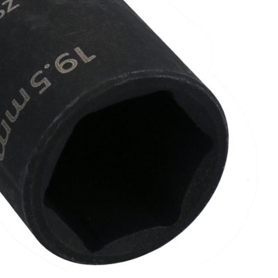 18.5MM X 19.5MM WHEEL HUB LUG NUT CAP FLIP IMPACT SOCKET REMOVER 1/2IN ...