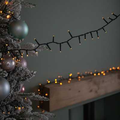 18.7m 750 LED TreeBrights Christmas String Lights with Timer in Vintage ...