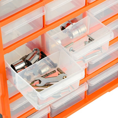 18-Drawer Plastic Drawer Storage Cabinet