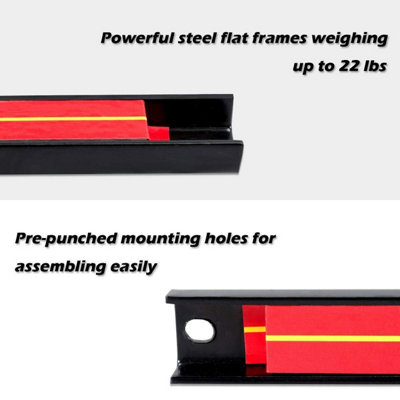 18 inch Heavy Duty Magnetic Tool Holder Strip Rack Magnet Storage Tool ...