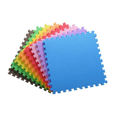 18 Piece EVA Foam Baby Mat Soft Floor Tiles Play Kids Baby Gym 30x30cm