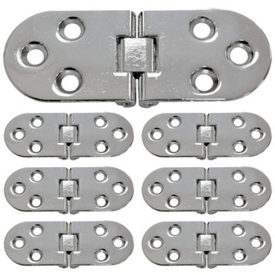 180-Degree Stainless Steel Flip Door Hinges, 30mm x 80mm, Counter Flap ...