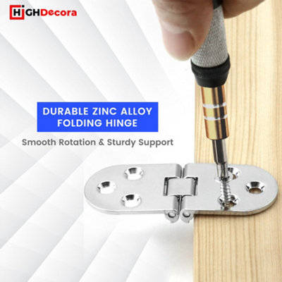 180-Degree Stainless Steel Flip Door Hinges, 30mm x 80mm, Counter Flap ...
