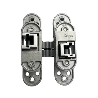 180-degrees Heavy Duty Stainless Steel Concealed Hinge For Doors (2 Pcs)