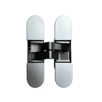 180-degrees Heavy Duty Stainless Steel Concealed Hinge For Doors (2 Pcs)