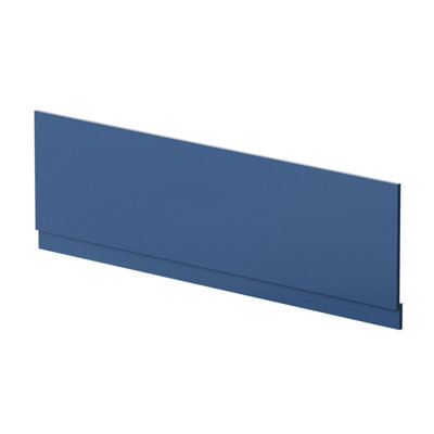 1800mm Straight Reversible Bath Front Panel & Plinth - Satin Blue | £ ...