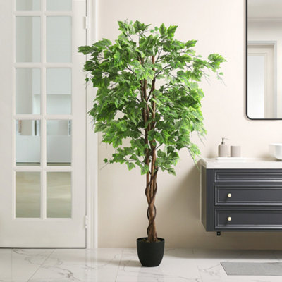 180cm H Artificial White Grape Tree, Fake Plant Pot, Imitation Tropical ...