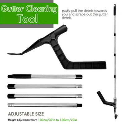 180cm Telescopic Gutter Cleaner Tool Gutter Cleaning Tools Telescopic ...
