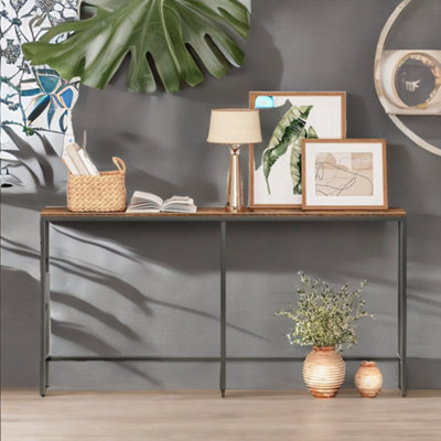180CM Wide Narrow & Slim Console Table For Hallway