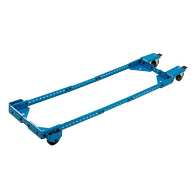 180KG Adjustable Mobile Equipment Base 1270mm Max Steel Trolley Stand ...