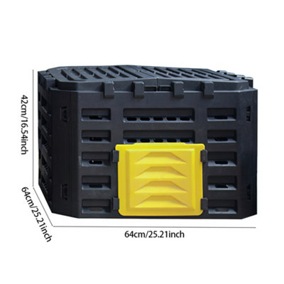 180L Garden Plastic Compost Bin Composters