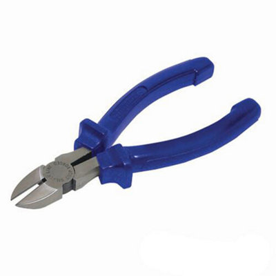 180mm Side Cutting Pliers Hardened Cutting Edges Moulded Handles Slip ...