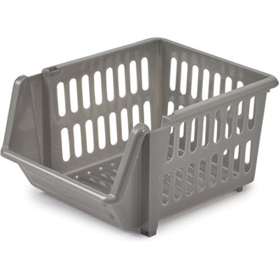 18cm Plastic Stacking Basket Stackable Storage Organizer for Kitchen ...