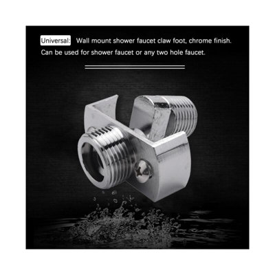 18mm Brass Shower Head Angle Adjuster Inlet Pipe Tilting Crank Foot ...