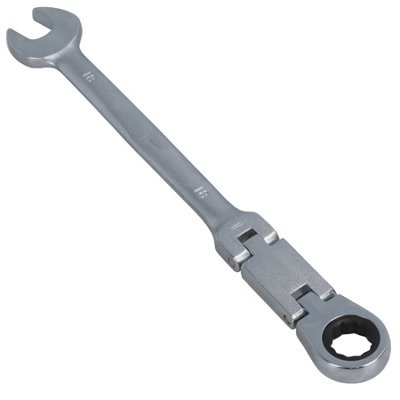 18mm Metric Double Jointed Flexi Ratchet Combination Spanner Wrench 72 ...