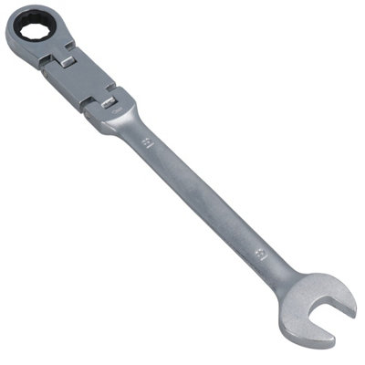 18mm Metric Double Jointed Flexi Ratchet Combination Spanner Wrench 72 ...