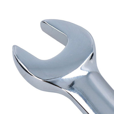 18mm Reversible Cranked Offset Ratchet Combination Spanner Wrench 72 ...