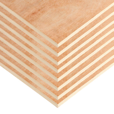 18mm Structural Hardwood Plywood Sheet 8' x 4' (2 Sheets)