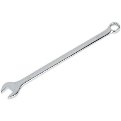 18mm x 333mm Extra Long Combination Spanner - Chrome Vanadium Steel Nut ...