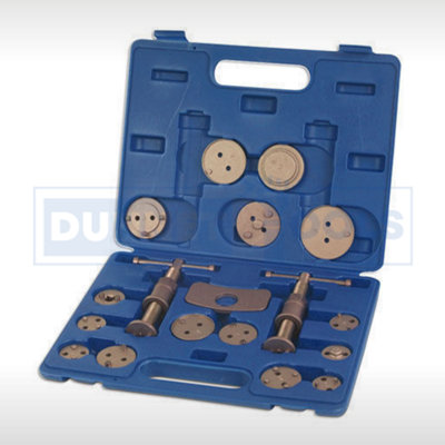18pc Caliper Wind Back Tool Disc Piston Brake Rewind Kit Set Car Auto ...