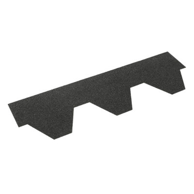 18Pcs Black Asphalt Shingles Bitumen Roofing Tiles Covering 2.61sqm