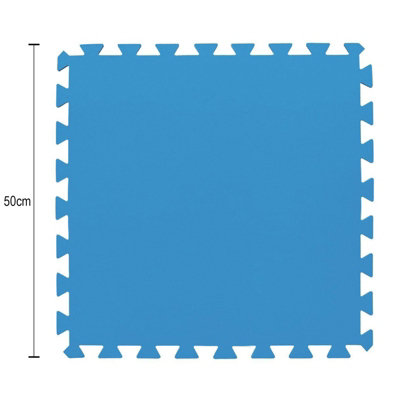 18PCS Swimming Pool Floor Protector Slip Resistant Ground Mat Base ...