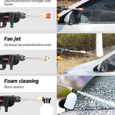 18V Cordless Pressure Washer compatible with makita High Power Jet Wash ...