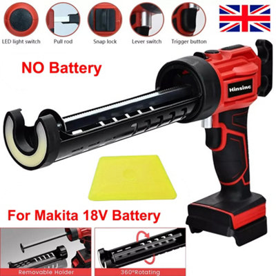 18V Electric Cordless Caulking Glass Mastic Sealant Glue Gun For Makita ...