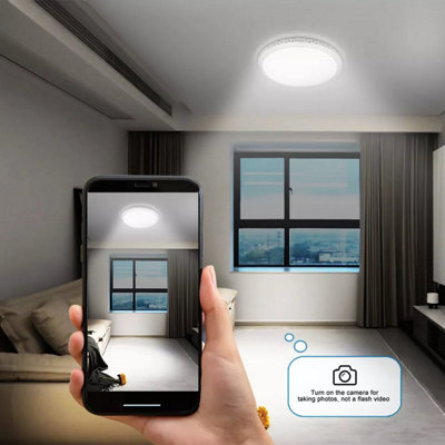 18W LED Ceiling Light, 1950 Lumen, round CCT cool white, natural white ...