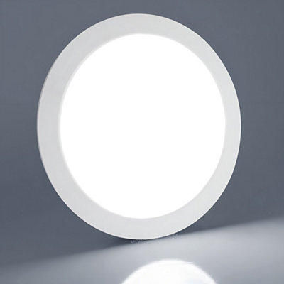 18w LED Panel Light Round Recessed Back Lit 6500k 18WSCW02