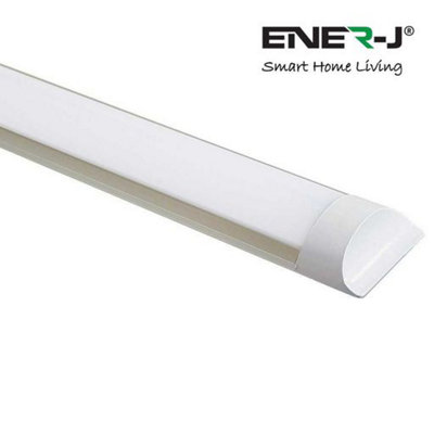 18W Prismatic LED Tube Batten complete fitting 0.6m, 1440 lumens, 4000K ...
