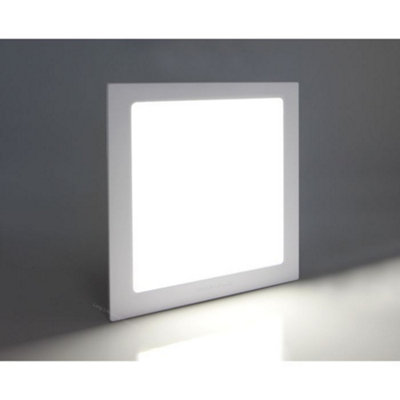 18w Recessed Ceiling LED Square Panel 6500K Cool White