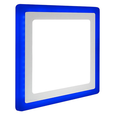 18w Recessed Ceiling LED Square Panel Blue
