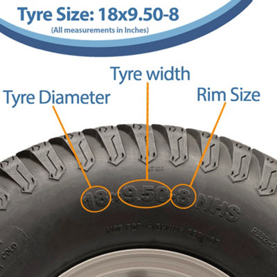 18x9.50-8 Twin Axle ATV Quad Trailer Kit 4 P332 Grass Wheels ALKO Axles ...