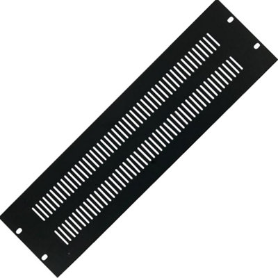 19" 3U Vented Blanking Rack Patch Panel Module Cover Plate Mount ...