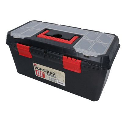 19" Maestro Toolbox with Handle / Holdall / Plastic Box / DIY Storage ...