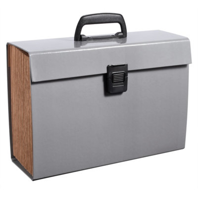 19 Pocket Expanding A4 Box File Organiser Paper Documents Foolscap ...