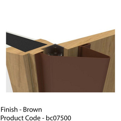 1950mm Brown Hinge Knuckle Side Door Finger Protector Strip - Kids ...