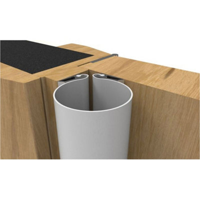 1950mm White Hinge Open Side Door Finger Protector Strip Heavy Duty ...