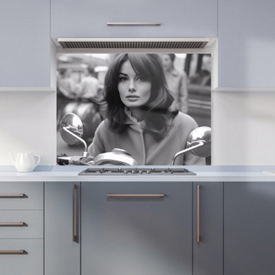 1960 Out On The Bike Kitchen Splashback