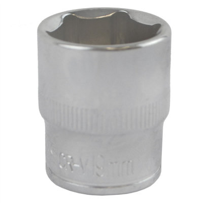19mm 3/8" Drive Shallow Metric Socket Single Hex / 6 sided Bergen | DIY ...