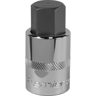 19mm Forged Hex Socket Bit - Durable Chrome Vanadium Wrench for 1/2" Drive