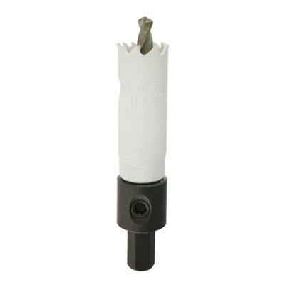 19mm HSS Hole Saw Holesaw Bi Metal Blade Cutter Drill And Drill Adaptor Arbor