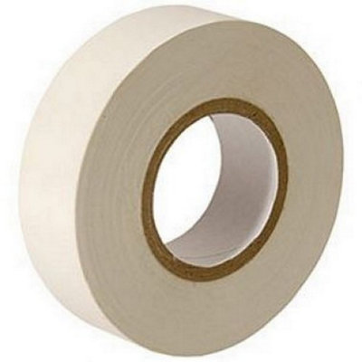 19mm x 20m White Insulating Tape, 10