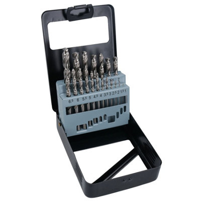 19pc HSS-G Metric Drill Bit Set Split Point Drills Metal Plastic Copper ...