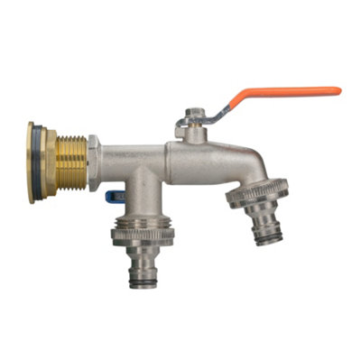 1inch Adapter Double Garden Tap and PTFE Tape