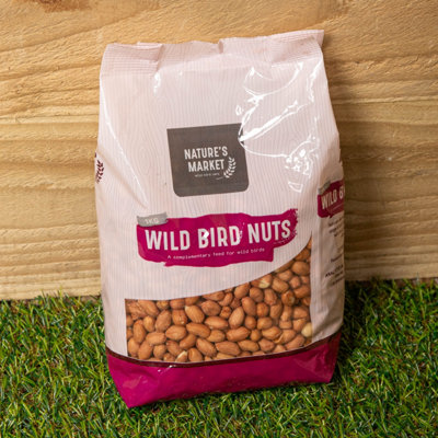 1kg Bag of Garden Wild Bird Whole Nuts Feed