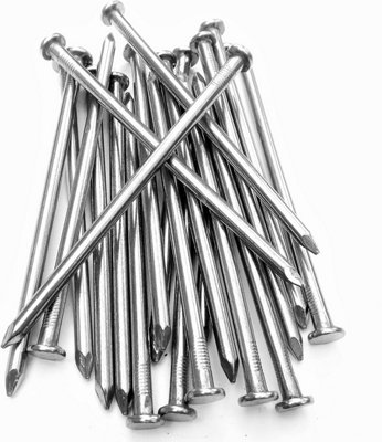 1KG BRIGHT ROUND WIRE NAILS 75 x 3.75mm TIMBER CARPENTER WOODWORK DIY