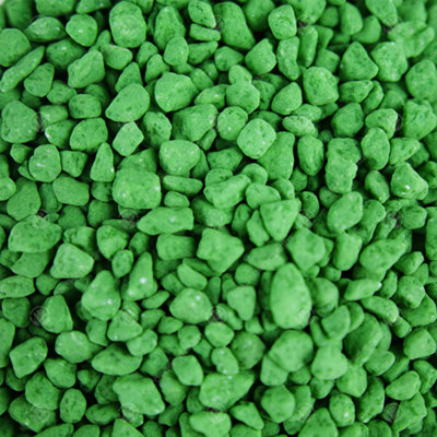 1kg Green Coloured Aquatic Gravel Premium Natural Bottom Fish Tank ...