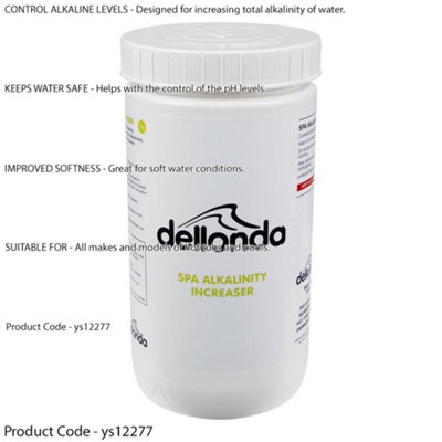 1KG Hot Tub Alkalinity Increaser - Spa & Swimming Pool Water Alkaline ...